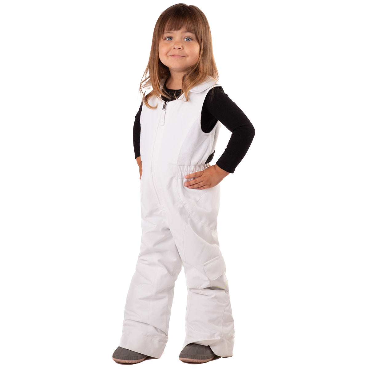 Boulder Gear Hailey Bib - Preschool Girls' | White – Ski Country Sports