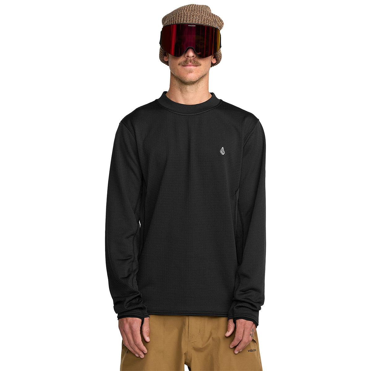 Volcom Gridlock Crewneck Fleece - Men's | Black – Ski Country Sports